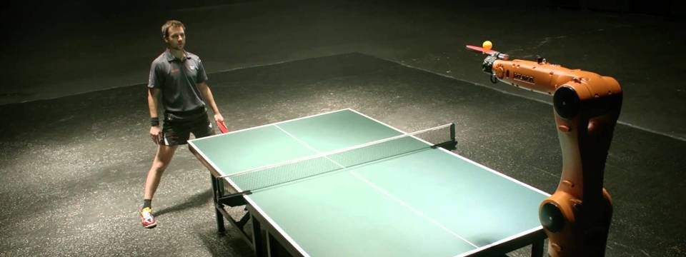 A Human Faces a Robot in the Most Dramatic Game of Ping-Pong Ever ...